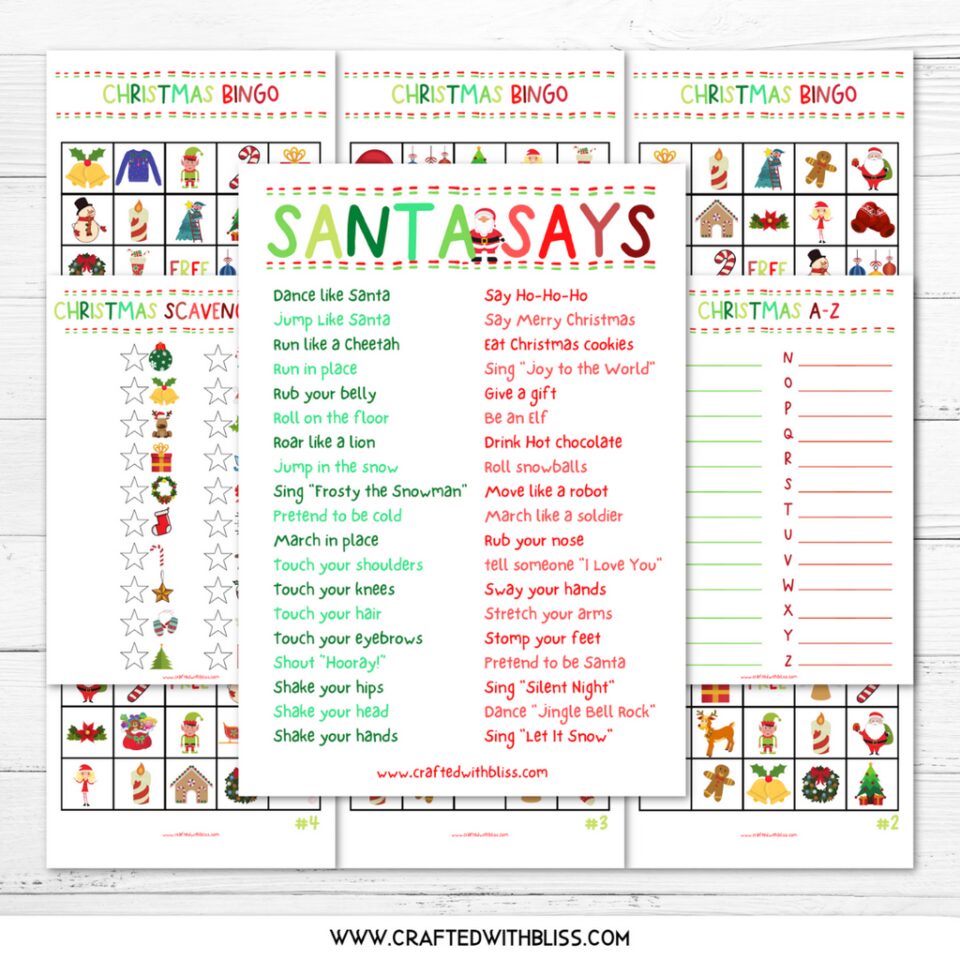 Ultimate Jolly List of Christmas Activity Sheets – The Organized Mom