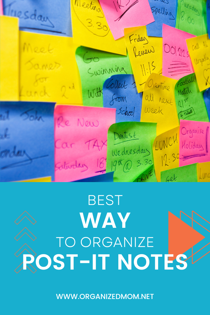 Best Way to Organize Post-It Notes – The Organized Mom