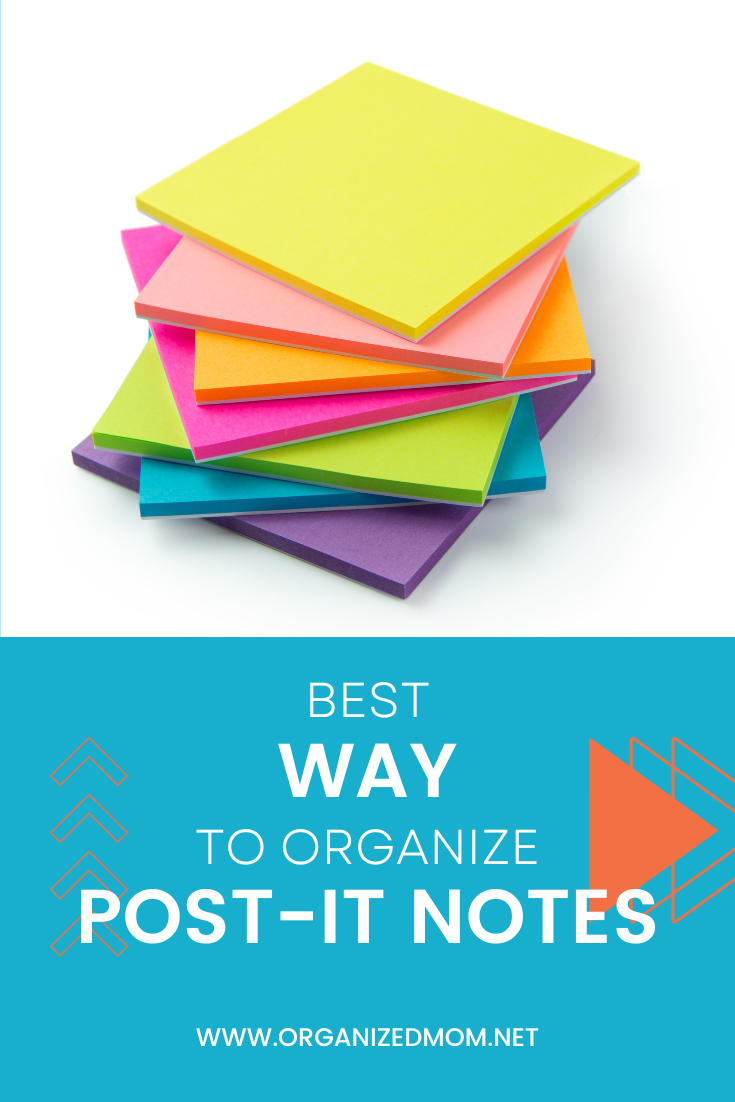 Best Way to Organize Post-It Notes – The Organized Mom