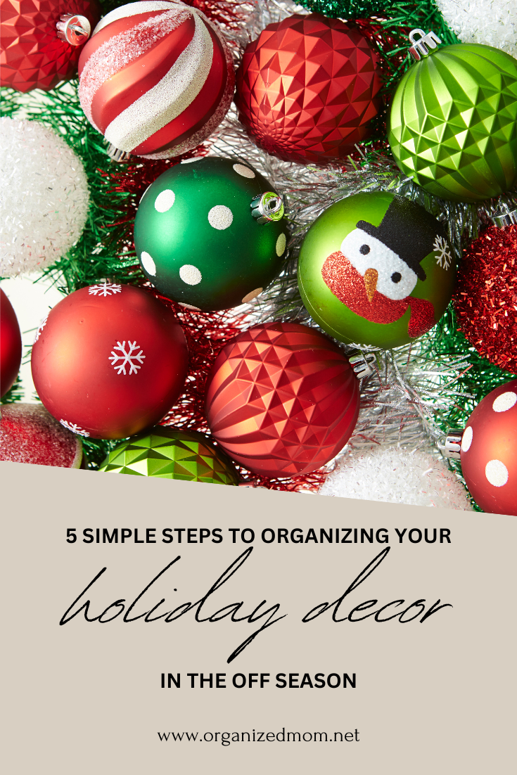 5 Simple Steps to Organizing Your Holiday Decor in the Off Season – The ...