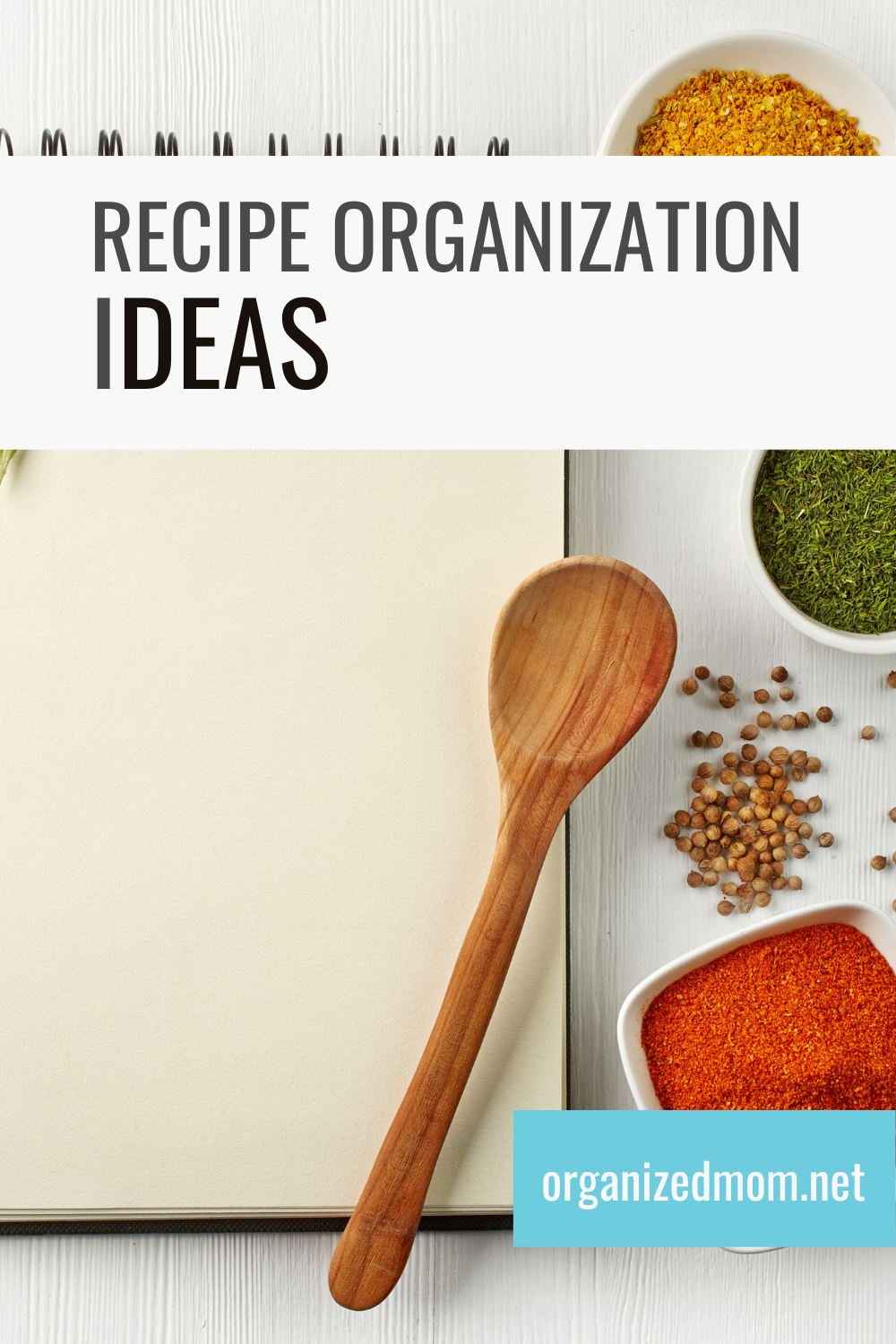 Recipe Organization Ideas – The Organized Mom