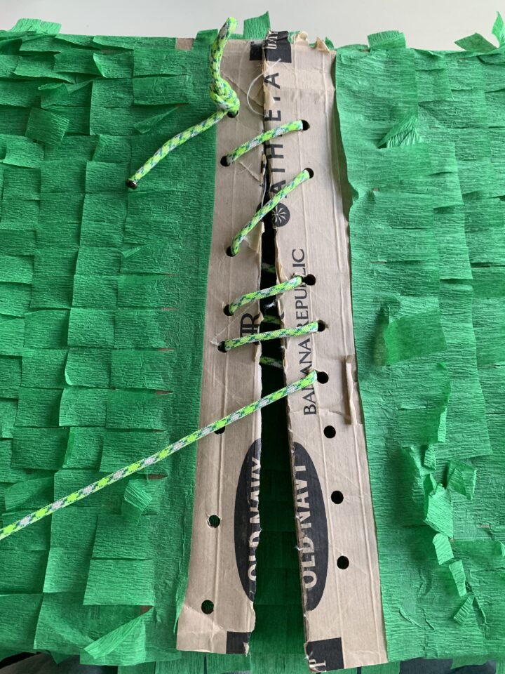 DIY Minecraft Creeper Piñata - The Organized Mom