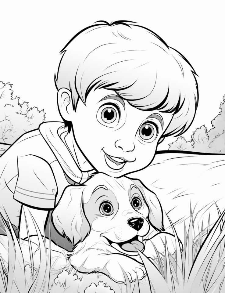 Puppy Coloring Pages – Free to Print! – The Organized Mom